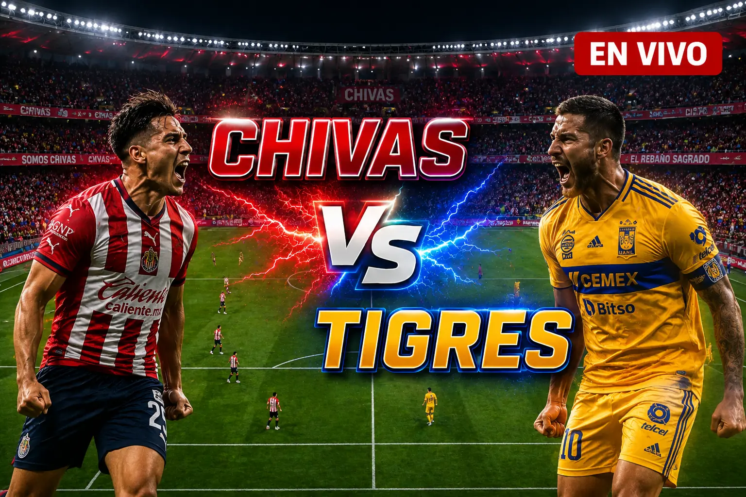 Chivas vs Tigres en vivo: dónde ver y horario 2026